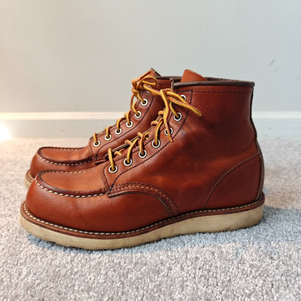 Red Wing 6-Inch Classic Moc Brown Men's Size 7.5d Sty… - Gem